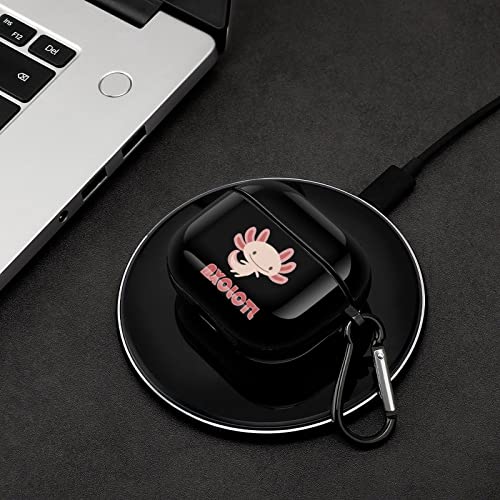 Cute Axolotls Case Cover Portable PC Shell Headphone Case with Keychain Compatible with AirPods 3