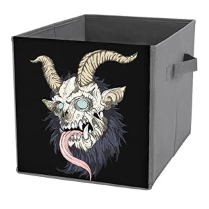 krampus collapsible storage bins basics folding fabric storage cubes organizer boxes with handles