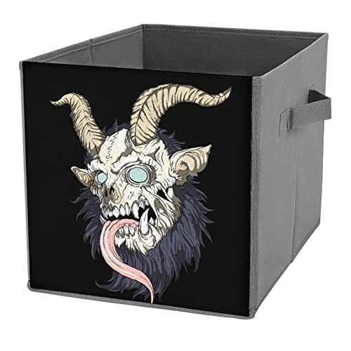 Krampus Collapsible Storage Bins Basics Folding Fabric Storage Cubes Organizer Boxes with Handles