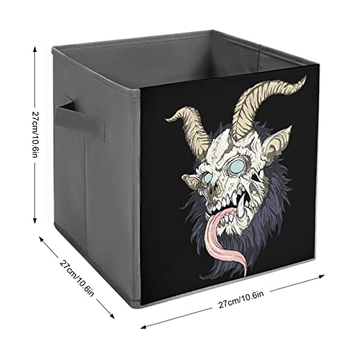 Krampus Collapsible Storage Bins Basics Folding Fabric Storage Cubes Organizer Boxes with Handles