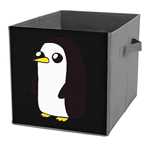 Penguin Collapsible Storage Bins Basics Folding Fabric Storage Cubes Organizer Boxes with Handles