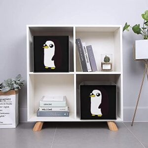 Penguin Collapsible Storage Bins Basics Folding Fabric Storage Cubes Organizer Boxes with Handles