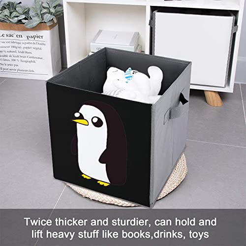 Penguin Collapsible Storage Bins Basics Folding Fabric Storage Cubes Organizer Boxes with Handles