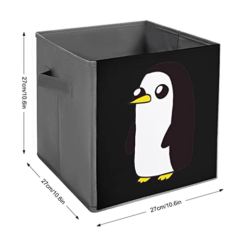 Penguin Collapsible Storage Bins Basics Folding Fabric Storage Cubes Organizer Boxes with Handles