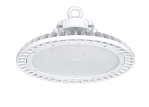 hubbell columbia lighting crb-40mx-edu wet location led high bay, ufo led light, 4000k, 34000 lumens, 243 watts, hid replacelent, 0-10v dimming