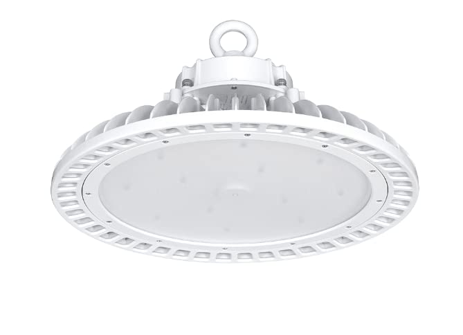 Hubbell Columbia Lighting CRB-40MX-EDU Wet Location LED High Bay, UFO LED Light, 4000K, 34000 lumens, 243 watts, HID replacelent, 0-10V dimming