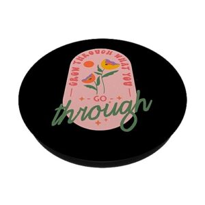 Retro Vintage Trendy Funky Hippie 60s 70s Aesthetic PopSockets Standard PopGrip