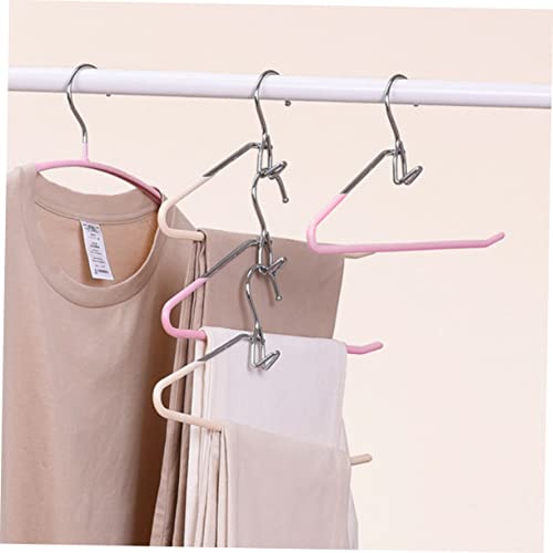 Zerodeko 4pcs Coat Hanger metalskirt Hangers Pants Clothes Hangers Multi-Layer Drying Hanger Metal Hanger Multi-Functional Pants Rack Skidproof Clothes Hanger Non-Slip Home Pants Dipping