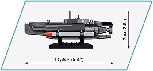 COBI Historical Collection WWII DEUTSCHES MARINEMUSEUM U-Boat XXVII SEEHUND Submarine