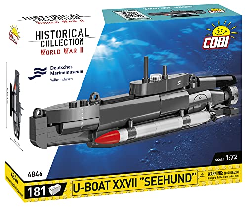 COBI Historical Collection WWII DEUTSCHES MARINEMUSEUM U-Boat XXVII SEEHUND Submarine