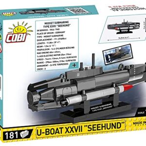 COBI Historical Collection WWII DEUTSCHES MARINEMUSEUM U-Boat XXVII SEEHUND Submarine