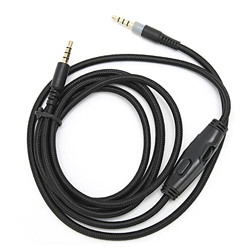 Headphone Cord, Headphone Cable 3.5mm Male to Male Audio Cable with Volume Control for HyperX Cloud