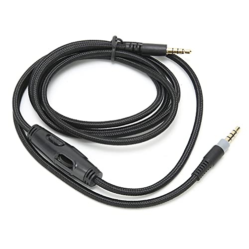 Headphone Cord, Headphone Cable 3.5mm Male to Male Audio Cable with Volume Control for HyperX Cloud