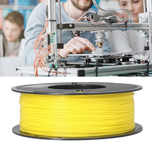 3D Printer Roll Filament, High Accuracy Consumables 1kg Spool 1.75mm PLA Print Filament for Industrial Devices(Yellow)