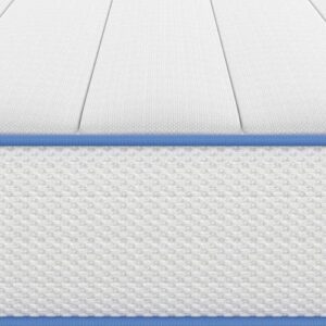 Nautica Home, 6" Relieve Innerspring Hybrid Mattress, Quilted Memory Foam Cover, High Density Comfort Latex Foam Layer with Bonnell Support Coil Springs Base