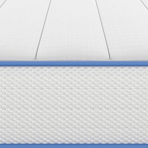 Nautica Home, 6" Relieve Innerspring Hybrid Mattress, Quilted Memory Foam Cover, High Density Comfort Latex Foam Layer with Bonnell Support Coil Springs Base