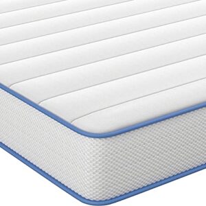 Nautica Home, 6" Relieve Innerspring Hybrid Mattress, Quilted Memory Foam Cover, High Density Comfort Latex Foam Layer with Bonnell Support Coil Springs Base