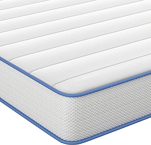 Nautica Home, 6" Relieve Innerspring Hybrid Mattress, Quilted Memory Foam Cover, High Density Comfort Latex Foam Layer with Bonnell Support Coil Springs Base