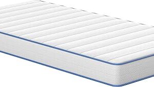 Nautica Home, 6" Relieve Innerspring Hybrid Mattress, Quilted Memory Foam Cover, High Density Comfort Latex Foam Layer with Bonnell Support Coil Springs Base