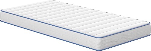 Nautica Home, 6" Relieve Innerspring Hybrid Mattress, Quilted Memory Foam Cover, High Density Comfort Latex Foam Layer with Bonnell Support Coil Springs Base