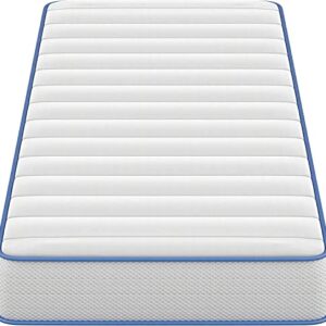 Nautica Home, 6" Relieve Innerspring Hybrid Mattress, Quilted Memory Foam Cover, High Density Comfort Latex Foam Layer with Bonnell Support Coil Springs Base