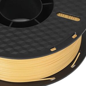 3D Printer Roll Filament, High Accuracy Consumables 1kg Spool 1.75mm PLA Print Filament for Industrial Devices(Gold)