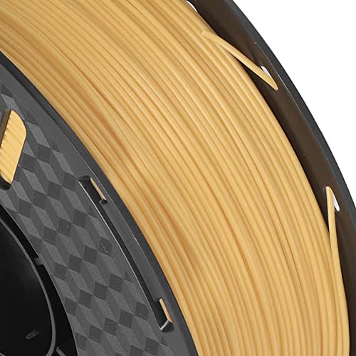 3D Printer Roll Filament, High Accuracy Consumables 1kg Spool 1.75mm PLA Print Filament for Industrial Devices(Gold)