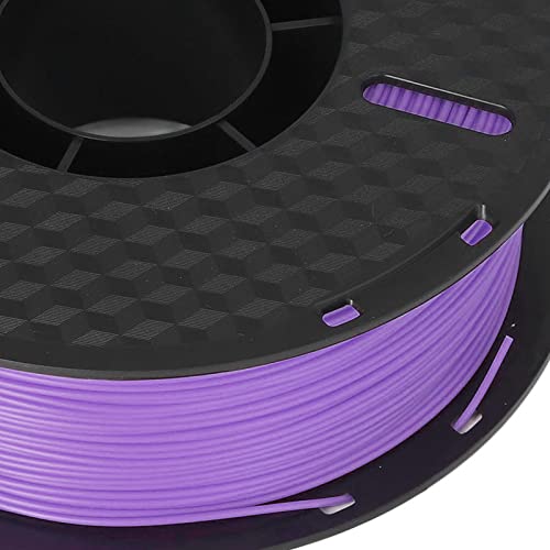 3D Printer Roll Filament, High Accuracy Consumables 1kg Spool 1.75mm PLA Print Filament for Industrial Devices(Purple)