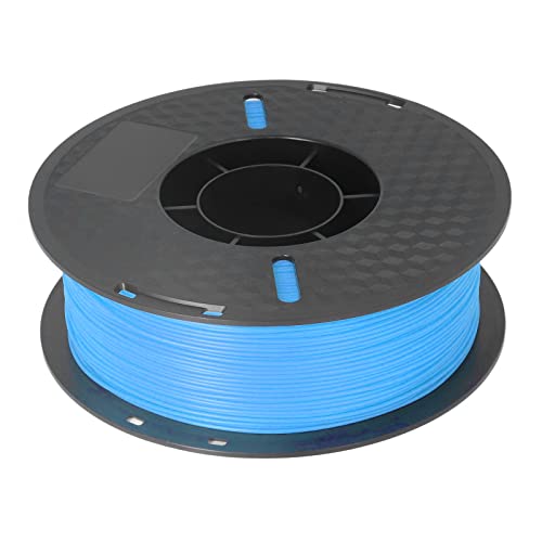 3D Printer Roll Filament, High Accuracy Consumables 1kg Spool 1.75mm PLA Print Filament for Industrial Devices(Sky Blue)