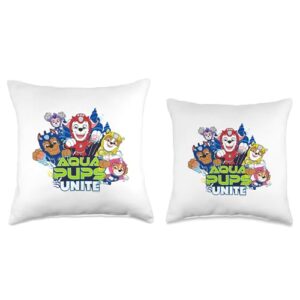 Nickelodeon Aqua Pups Unite Underwater Throw Pillow, 16x16, Multicolor