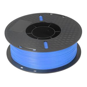 Gaeirt 3D Printer Roll Filament, Smokeless Plastic Shell 1kg Spool 1.75mm PLA Print Filament High Accuracy for Industrial Devices(Blue)