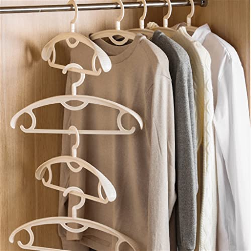 N/A Hanger Portable Plastic Display Stand Windproof Wardrobe Coat Pants Hanger Clothes Storage Rack