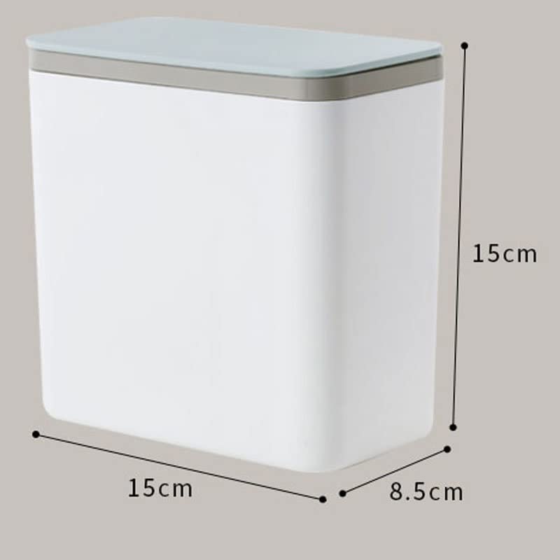 MFCHY Mini Small Waste Bin Desktop Garbage Basket Home Table Plastic Office Supplies Trash Can Dustbin Sundries Barrel Box New