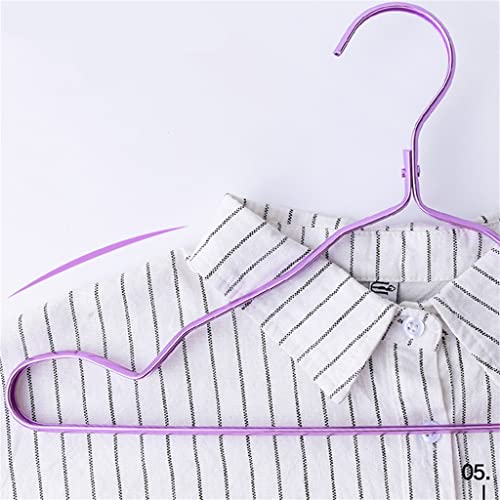 N/A 5pcs Aluminum Alloy Non-Slip Non-Slip Hanger Clothes Hanger Clothes Storage Rack Hanger ( Color : Gray , Size : 29*17.5cm )