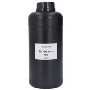 Photopolymer Resin, High Toughness Better Effects 3D Printer Resin 365-405nm Good Strength for Working(Grey)