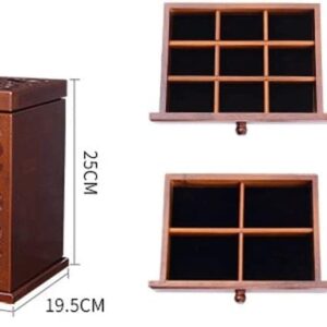 Yalych Jewelry Box Jewelry Boxes Wooden Jewelry Box With Lock Chinese Style Jewellery Boxes Bracelet Necklace Earrings Ring Storage Box Jewelry Storage jewellery case Jewelry Organizer