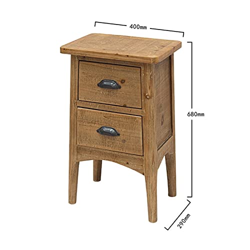 HIGOH Bedside Table Living Room Bedside Table Household Furniture Storage Cabinet Bedroom Drawer Bedside Table