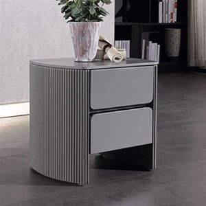 HIGOH Bedside Table Bedroom Furniture Bedside Cabinet Modern Simple Drawer Cabinet Style Bedside Cabinet Living Room Locker