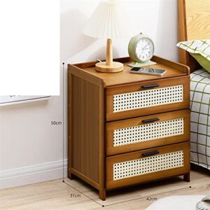 HIGOH Bedside Table Bed Table Simple Small Cabinet lockers Bedroom Bed Table