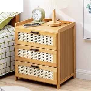 HIGOH Bedside Table Bed Table Simple Small Cabinet lockers Bedroom Bed Table