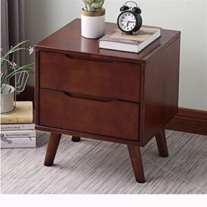 HIGOH Bedside Table Nightstand Simple Bedroom cabinets Come with Mini lockers (Color : 2)