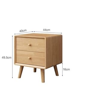 HIGOH Bedside Table Nightstand Simple Bedroom cabinets Come with Mini lockers (Color : 2)