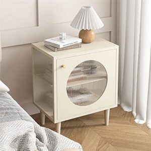 HIGOH Bedside Table Side Table Bedroom and Living Room Display Frame Nightstand Side Table Bedroom Storage Nightstand