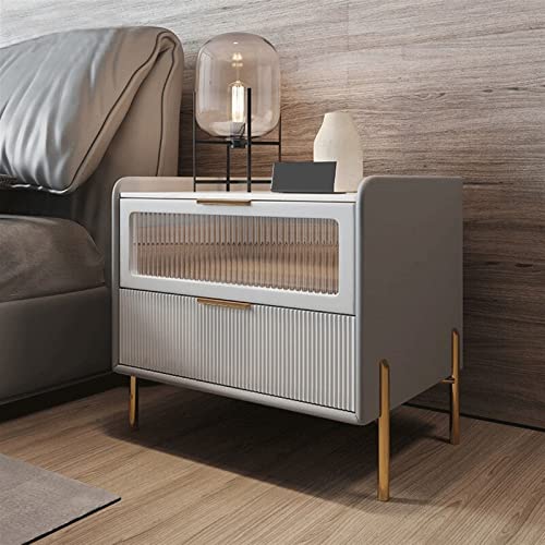 HIGOH Bedside Table Bedroom Cabinet Modern Minimalist Bedside Cabinet Bedside Cabinet Living Room Furniture