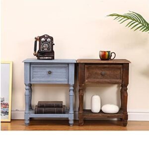 higoh bedside table bedside table with drawer, simple living room, sofa, bedside table (color : 3)