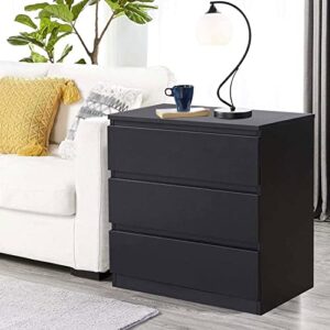 HIGOH Bedside Table Nightstand Wooden Bedside Cabinet Dressers End Tables for Bedroom Living Room Home