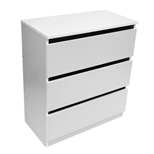 HIGOH Bedside Table Three-Layer Chest of Drawers Bedside Table Bedside Table with 3 Drawers Storage Storage Bedroom Cabinet