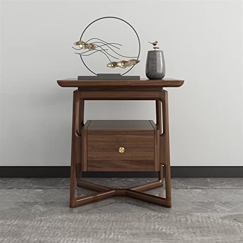 HIGOH Bedside Table Bedside Table, Living Room Drawer, Storage Table, Bedroom Furniture