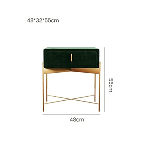 HIGOH Bedside Table Living Room, Bedroom, Cabinet, Bedside Cabinet, Simple and Modern Bedside Cabinet (Color : 2)