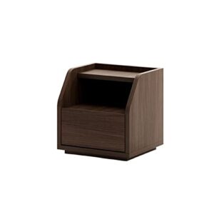 higoh bedside table bedroom cabinet bedside cabinet simple modern apartment multi-function locker furniture (color : 1)